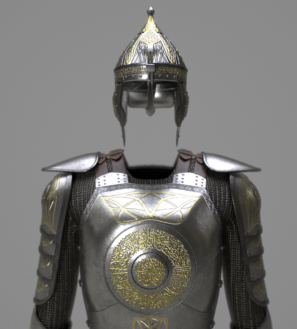 Aziz iqbal - Middle east armor 3D render