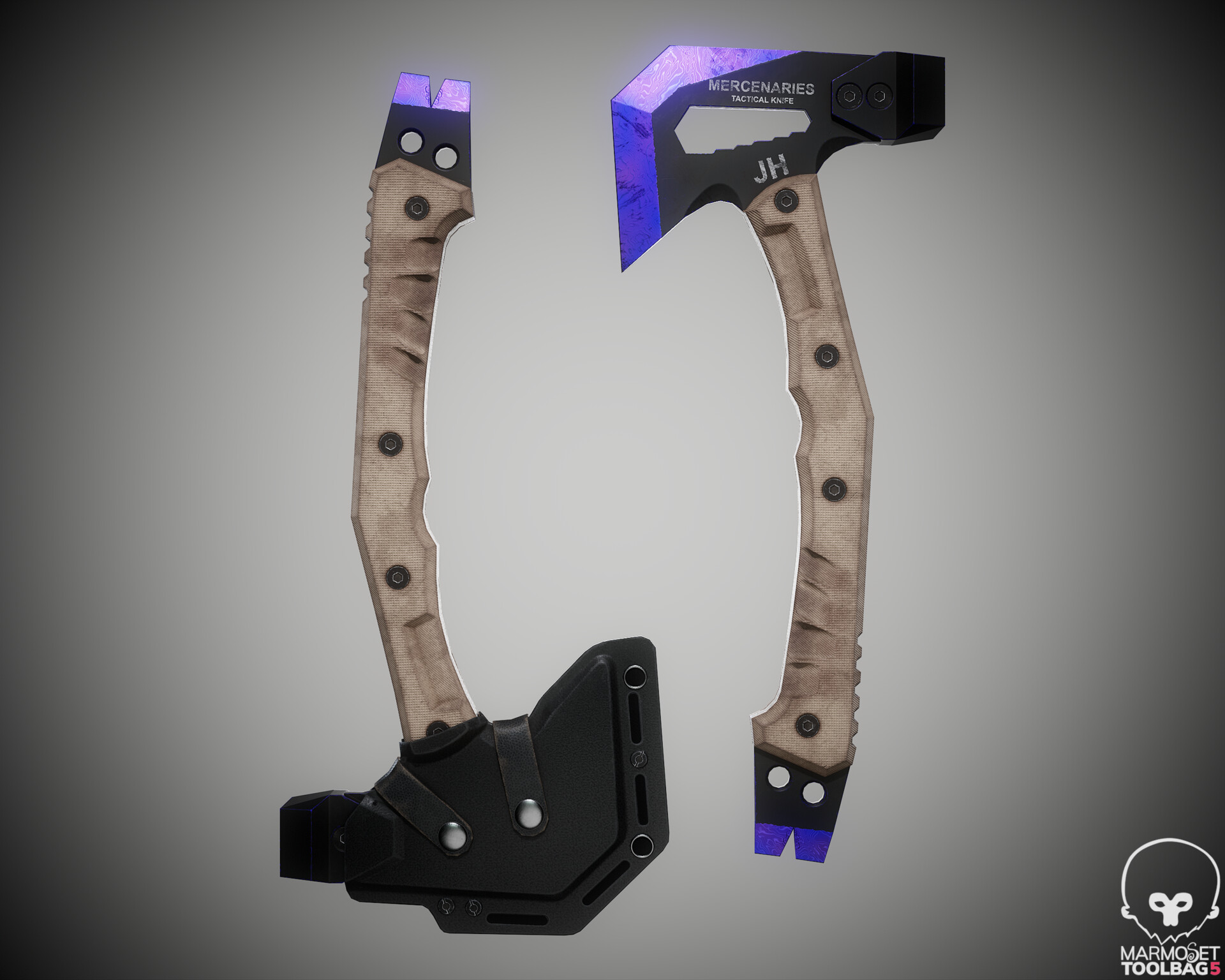 ArtStation - Tactical axe