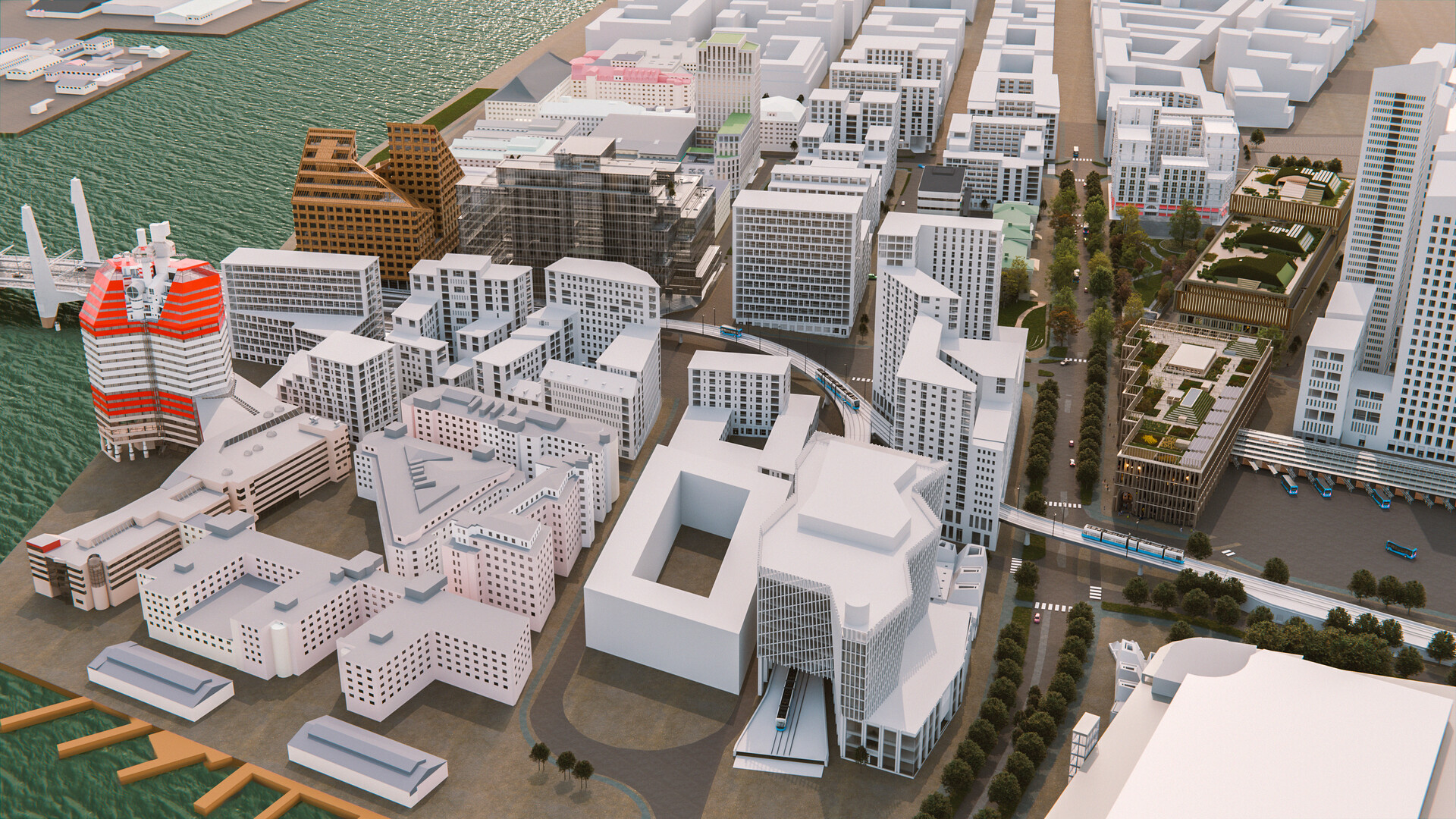 ArtStation - Central Gothenburg visualizations (4K) (2024)