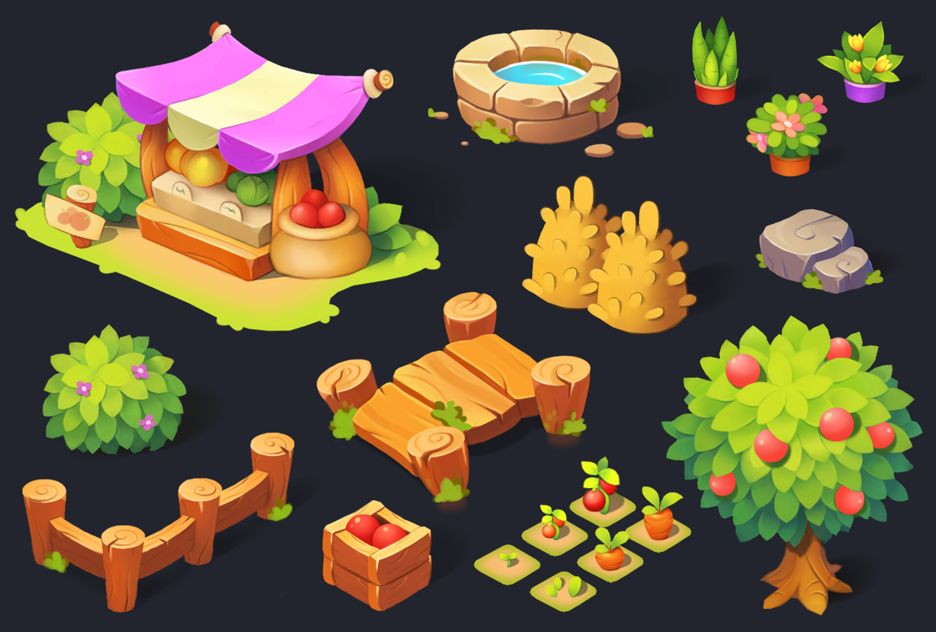 ArtStation - Farm Themed Props