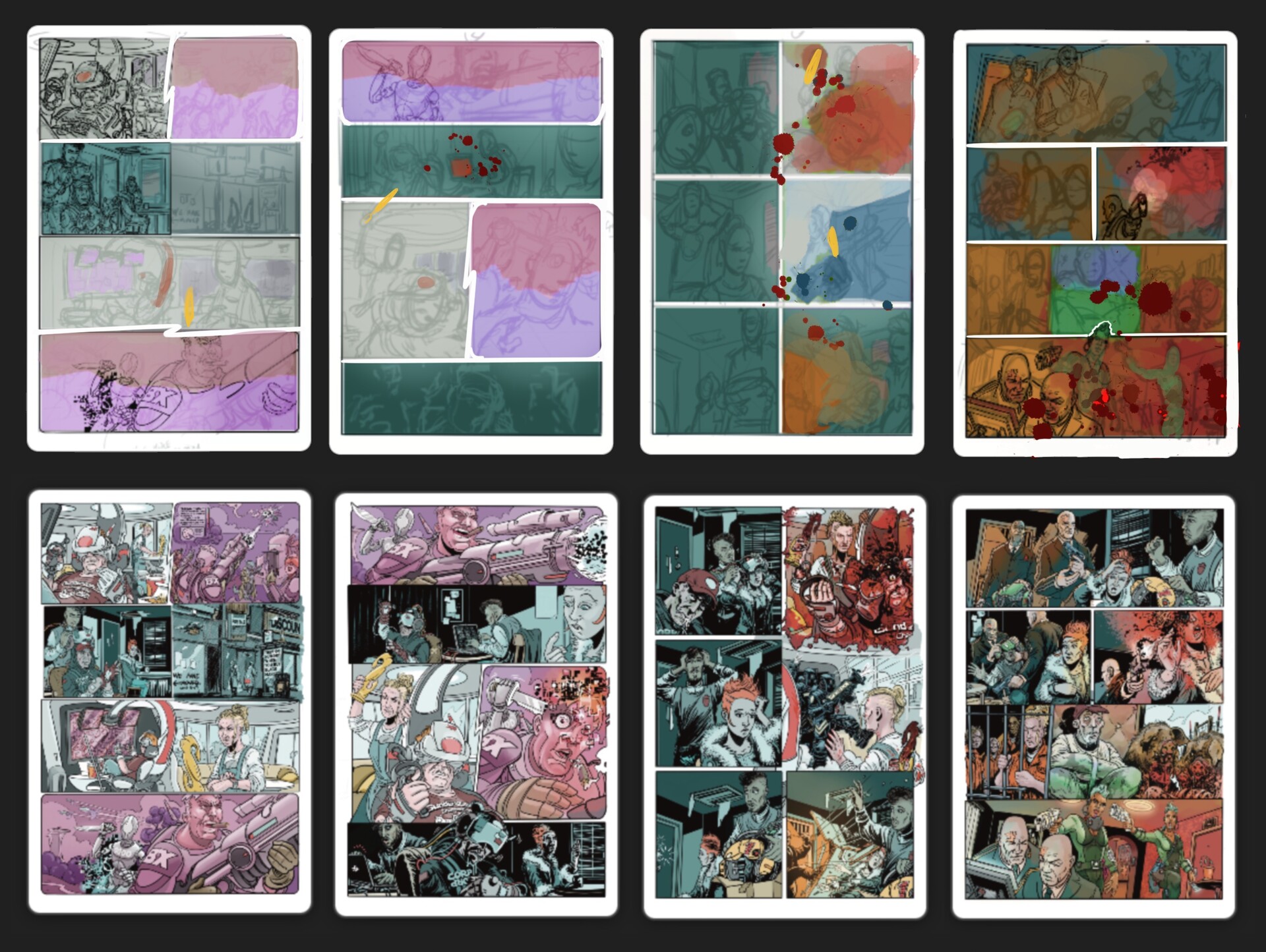 Gareth Sleightholme / hesir - SF Short - Comic Art (Bolt)