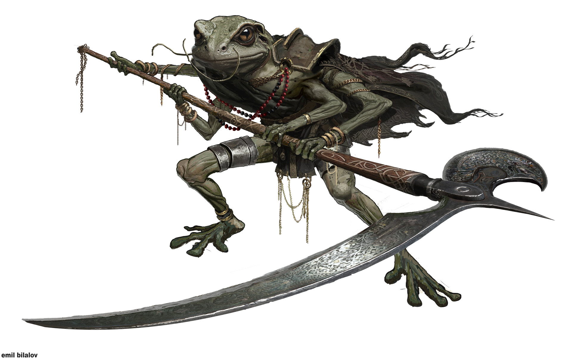 ArtStation - monk frog