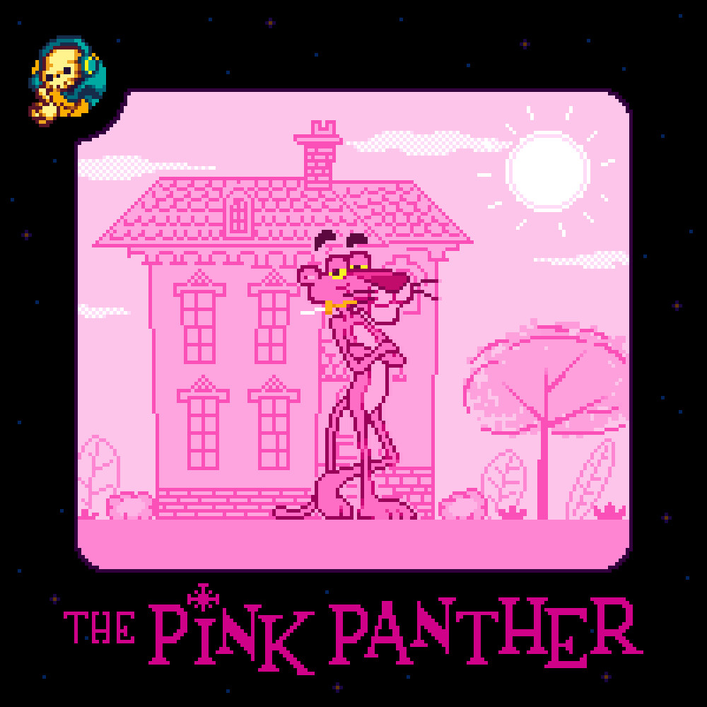 ArtStation - ~ A pixel Pink Panther ~ 💀