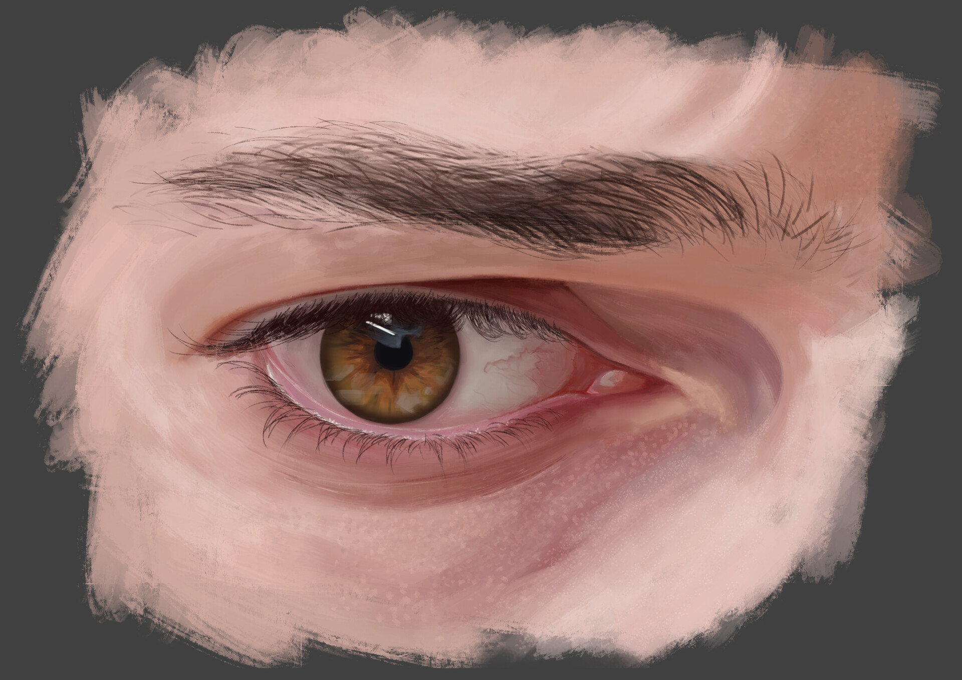 ArtStation - Self-eye-portrait