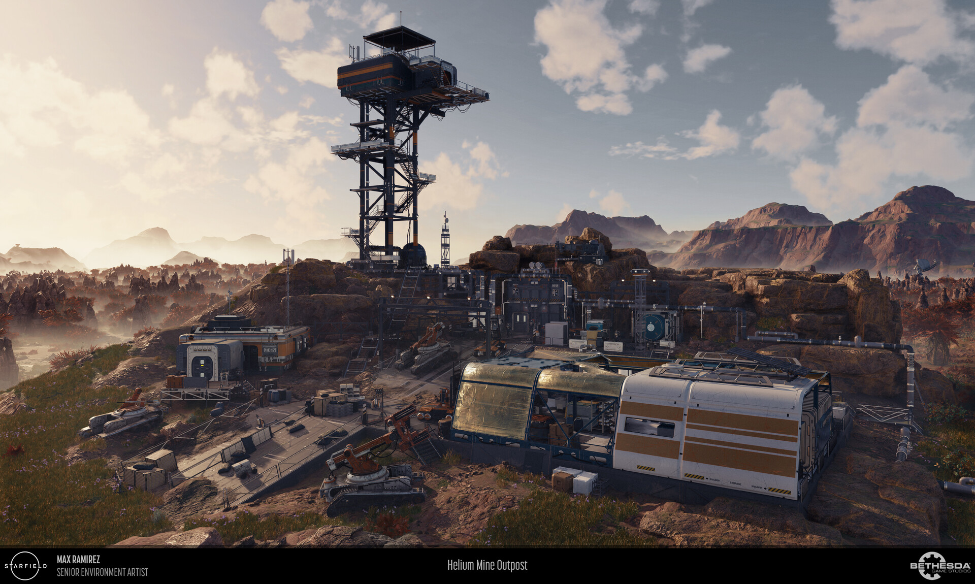 Max Ramirez - Starfield - Helium Mine Outpost