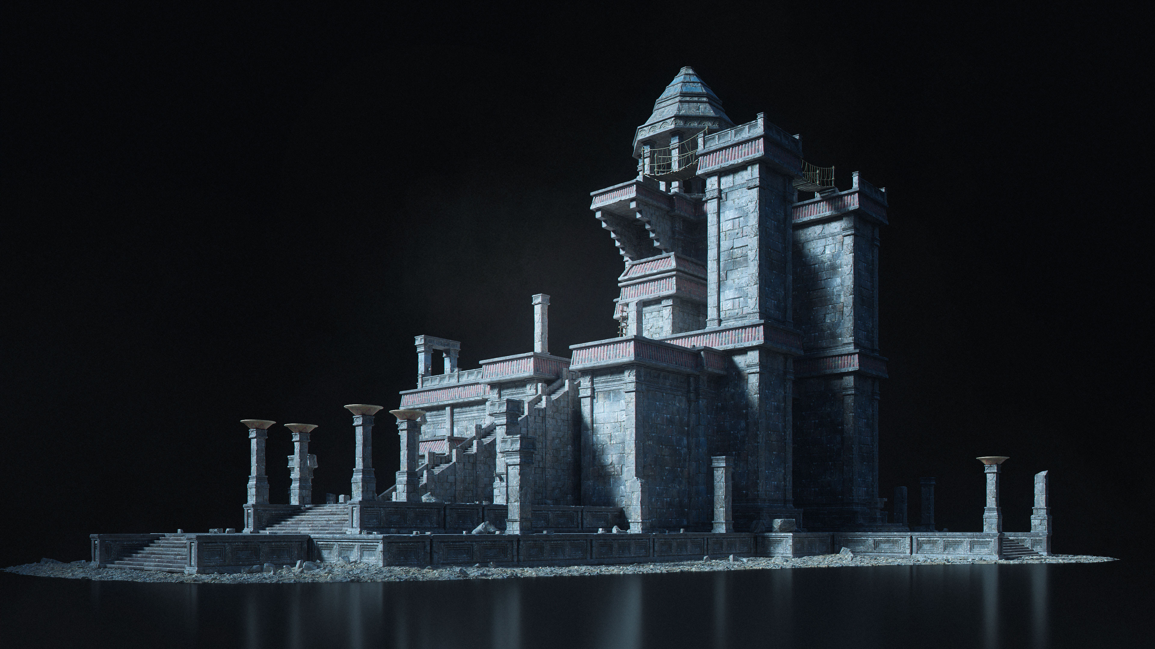 KitBash3D - Secrets of the Luminara - Free 3D Asset Kit & Community Art ...