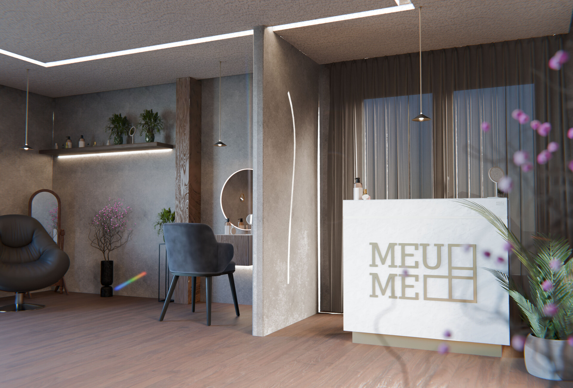 ArtStation - Beauty salon interior