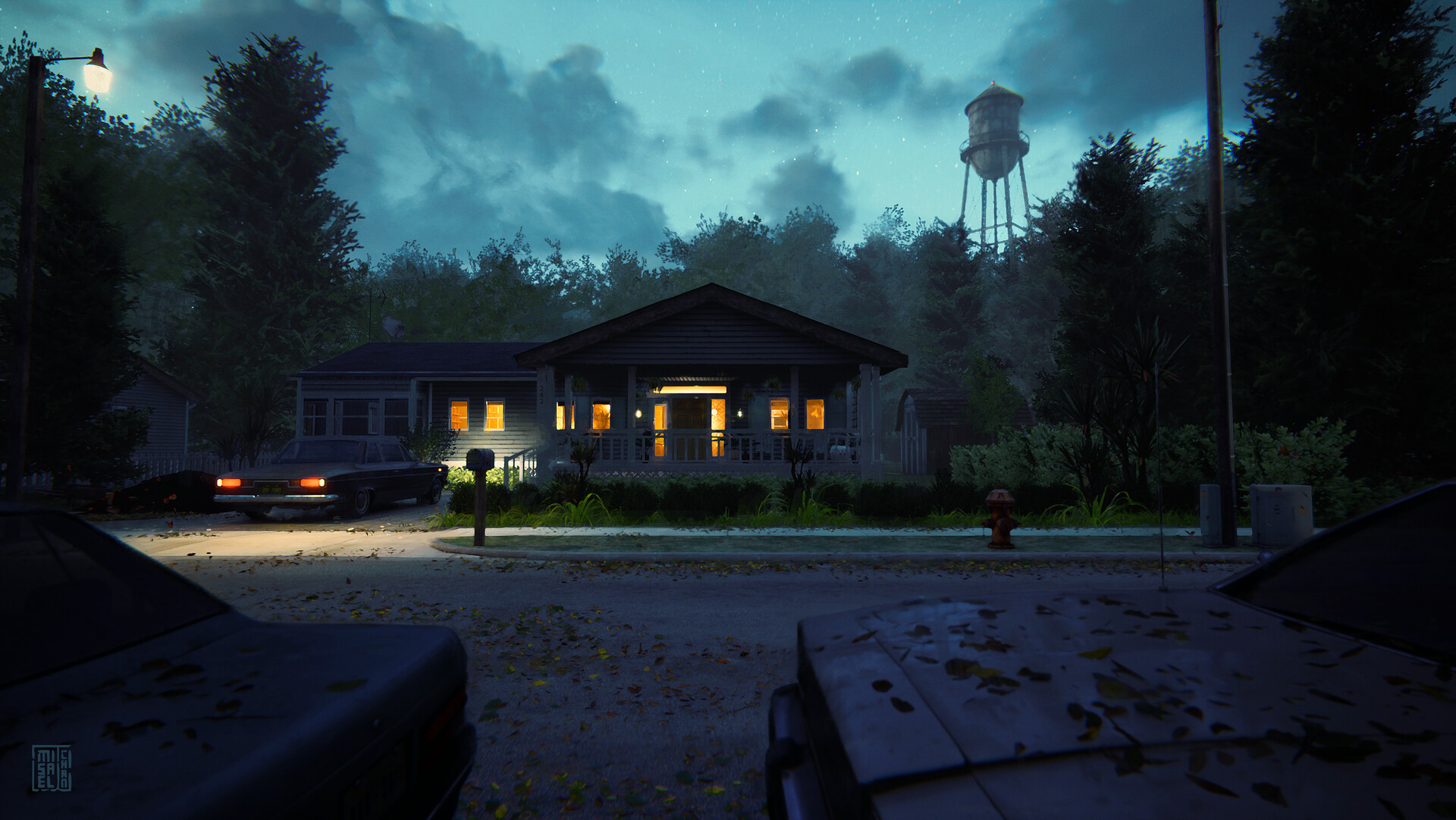 ArtStation - Nightfall Welcome