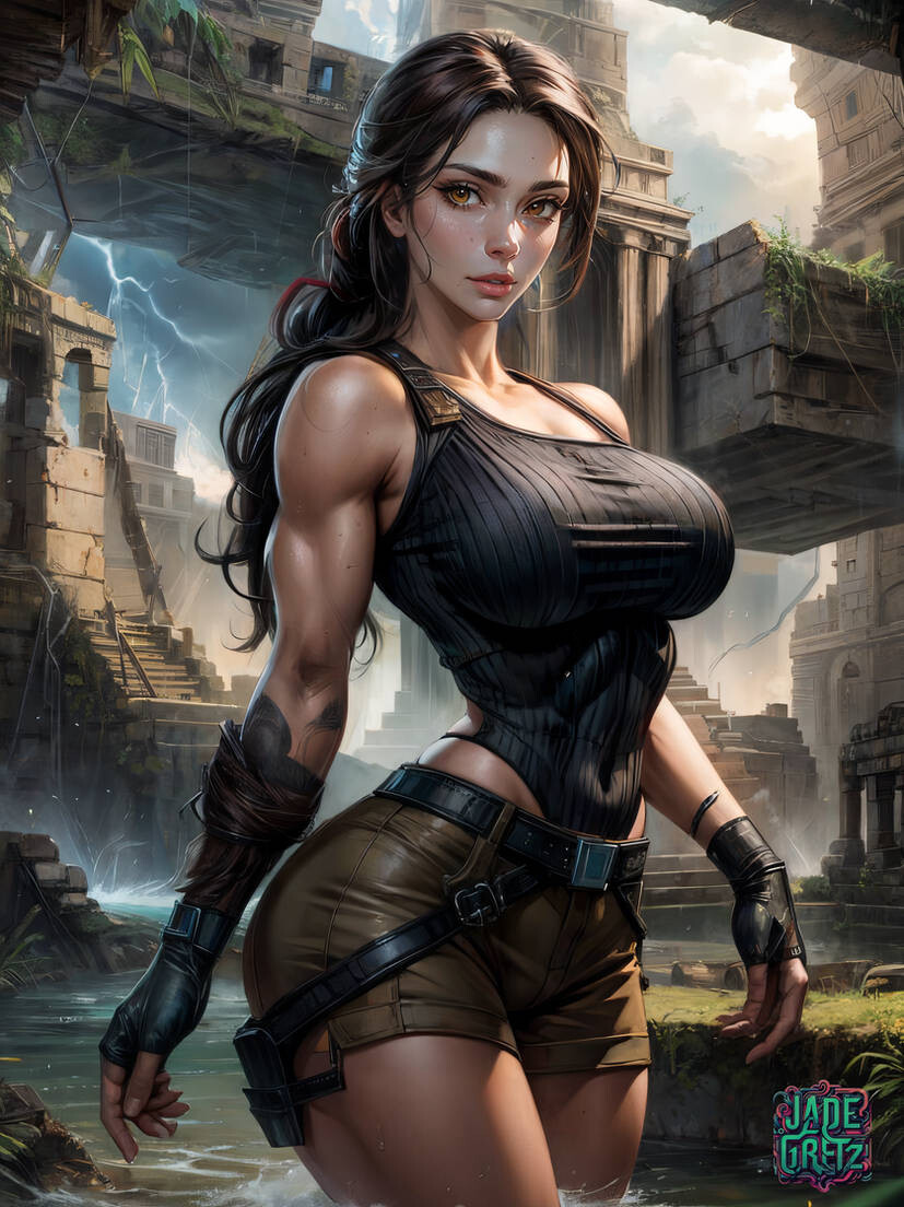 ArtStation - Lara Croft: Brave Belle of the Ruins by Jade Gretz