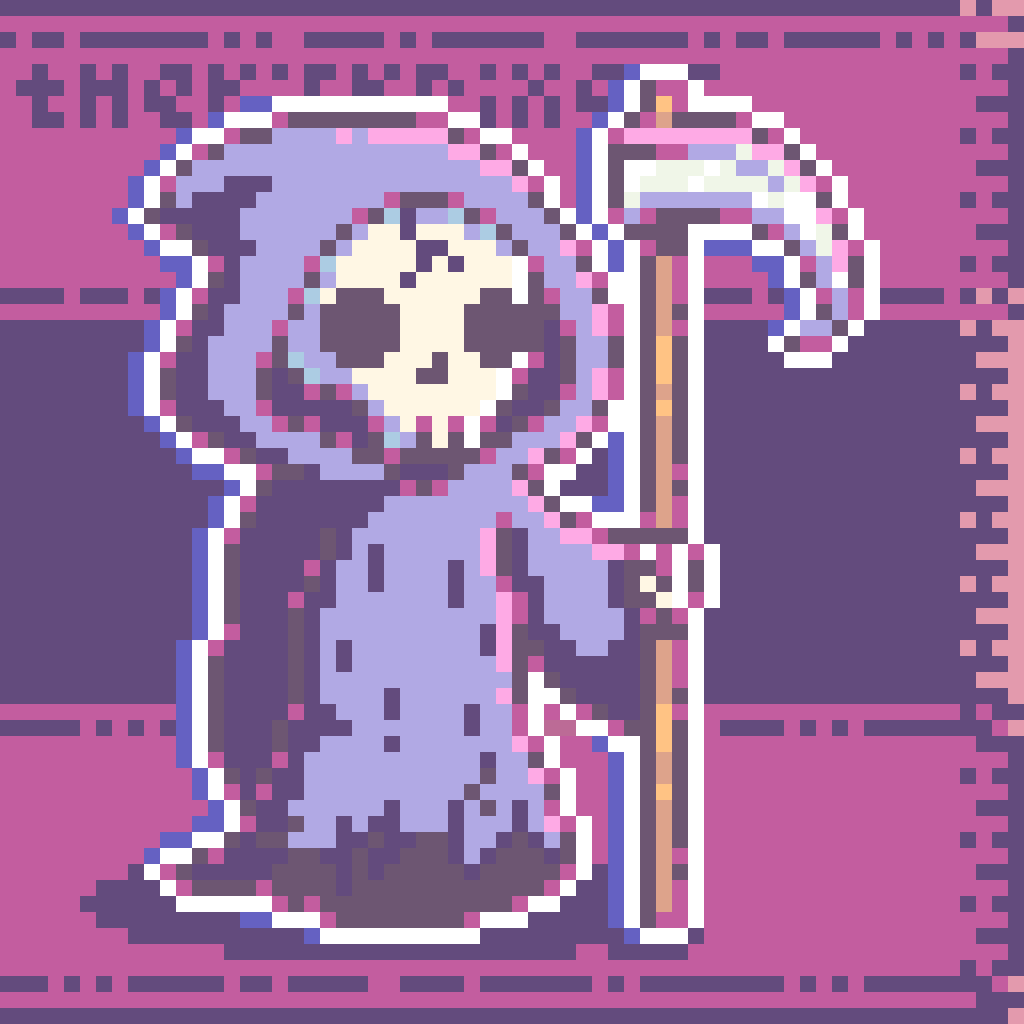 ArtStation - Halloween Death Pixel Art