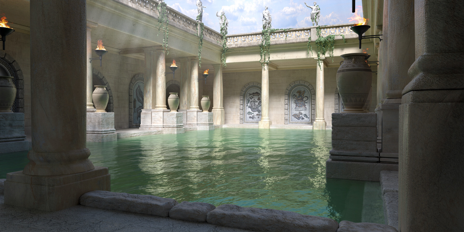 ArtStation - Roman Bath