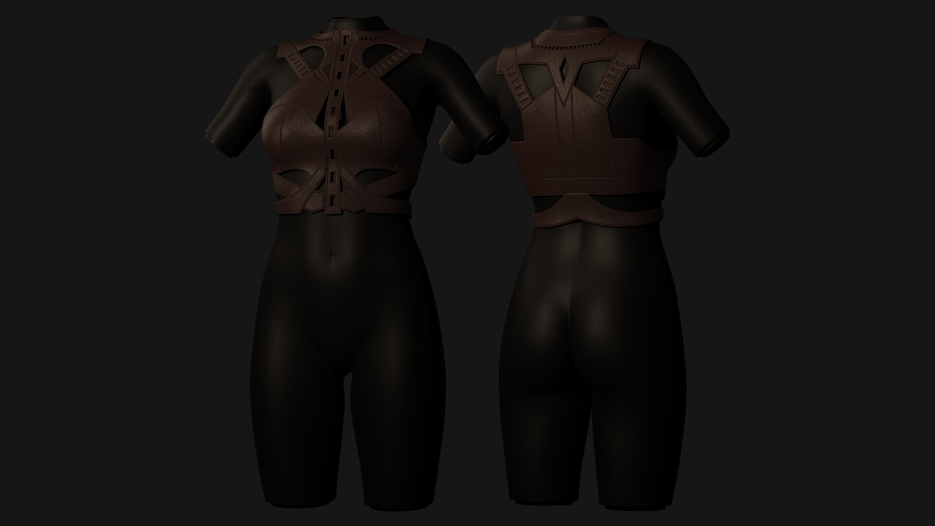 ArtStation - Female Corset _1