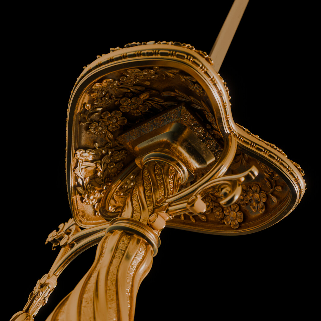 ArtStation - golden rapier