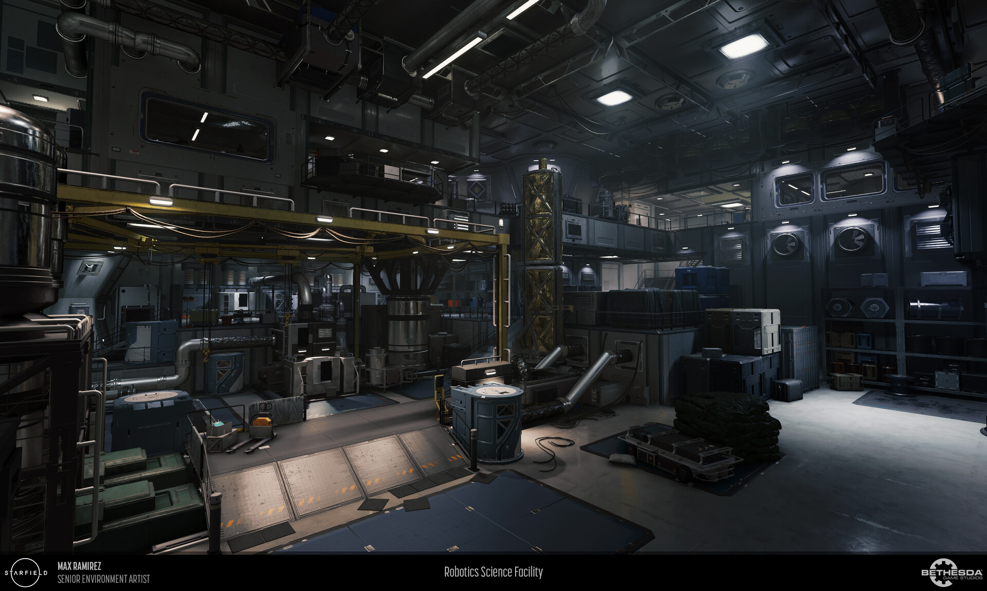 Max Ramirez - Starfield - Robotics Science Facility Interior