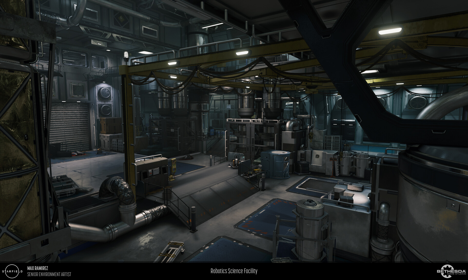 Max Ramirez - Starfield - Robotics Science Facility Interior