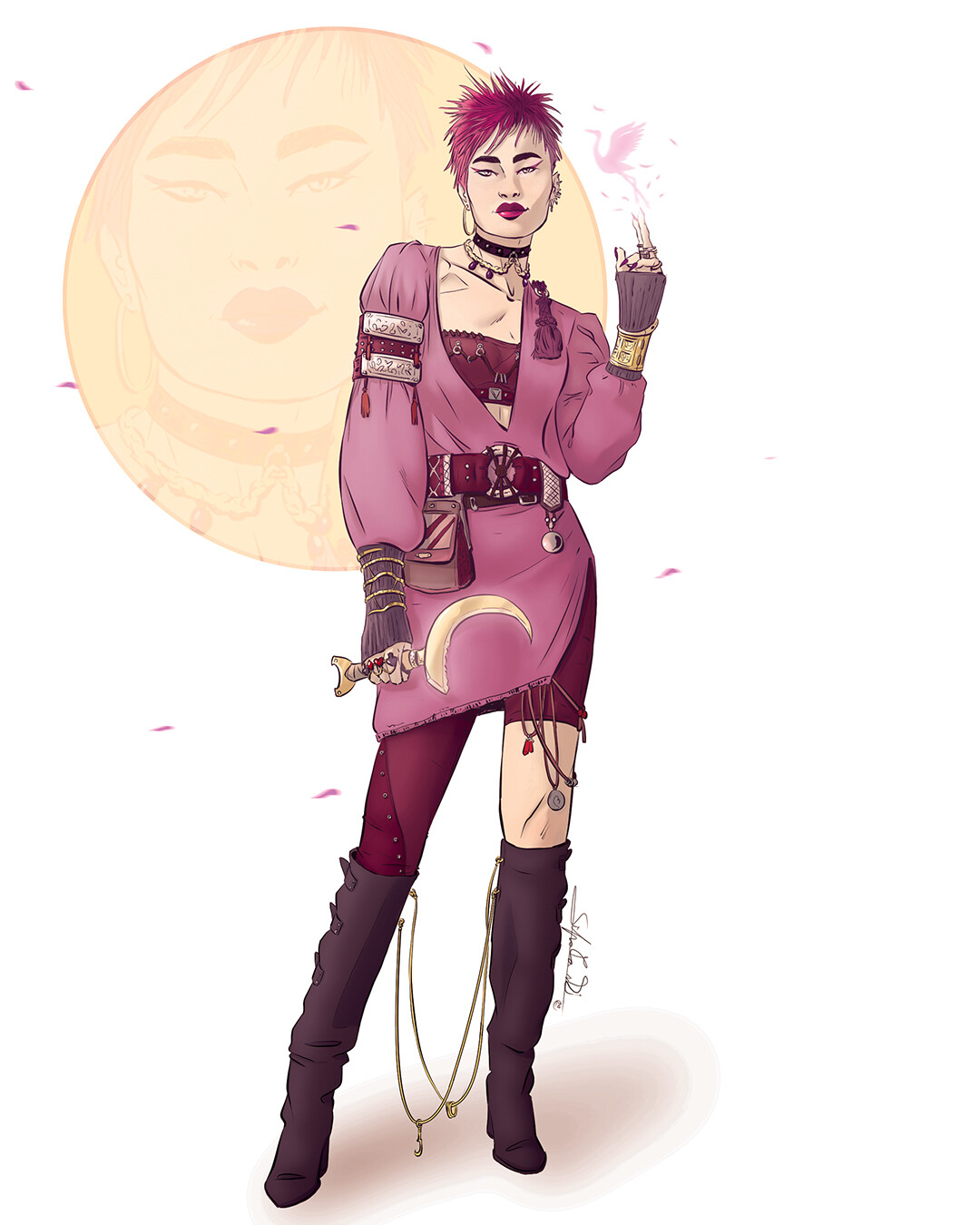 ArtStation - Pink Witch