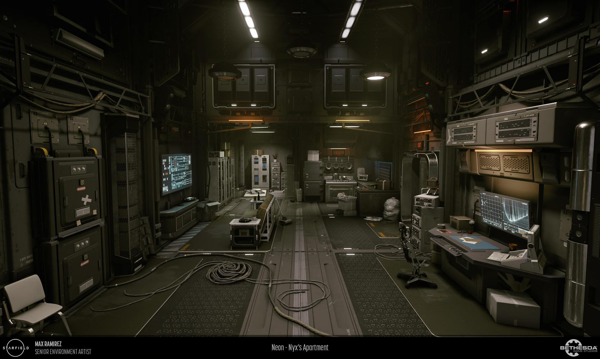 Max Ramirez - Starfield - Neon - Nyx Apartment