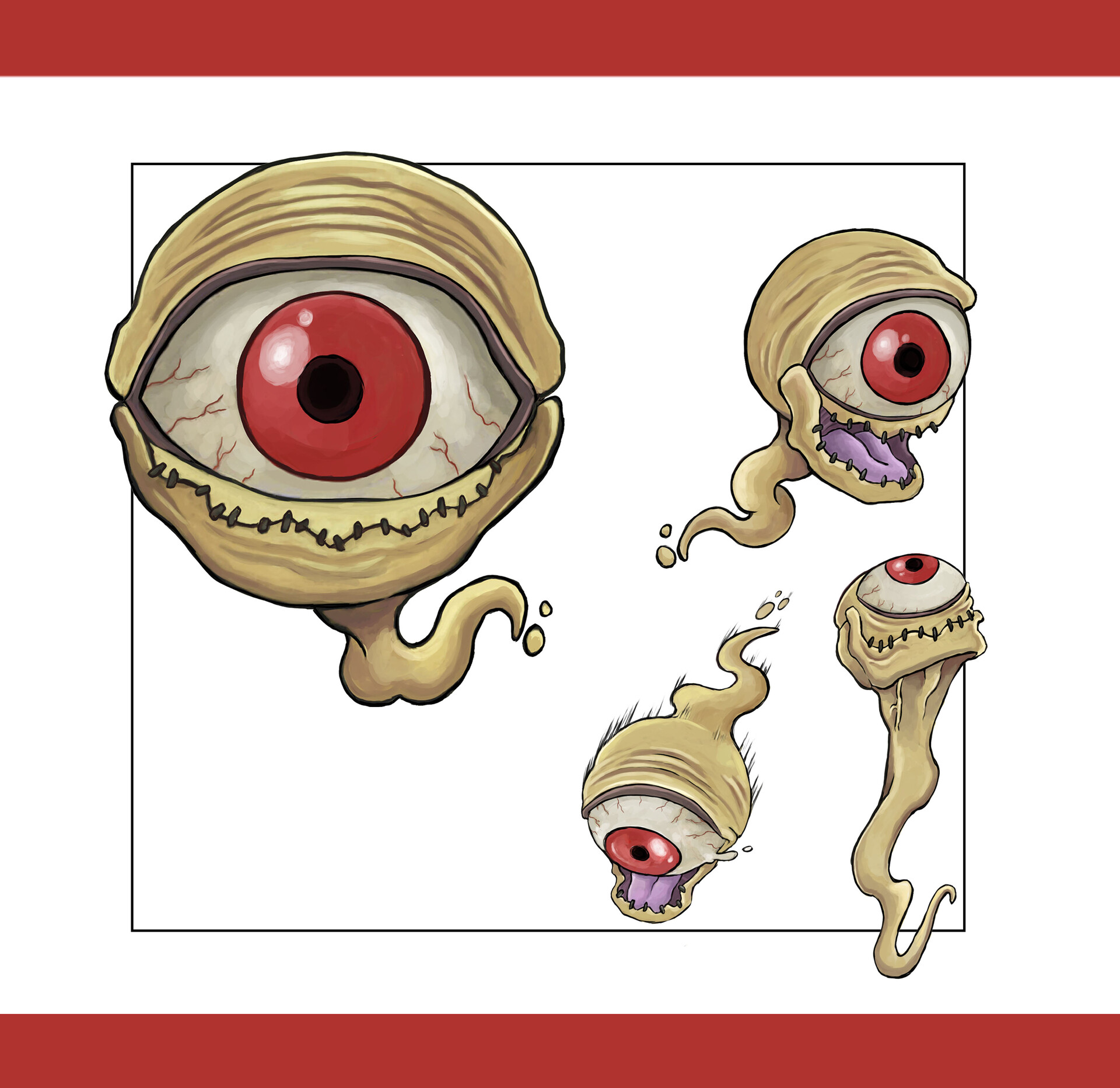 ArtStation - GHOST RED EYE