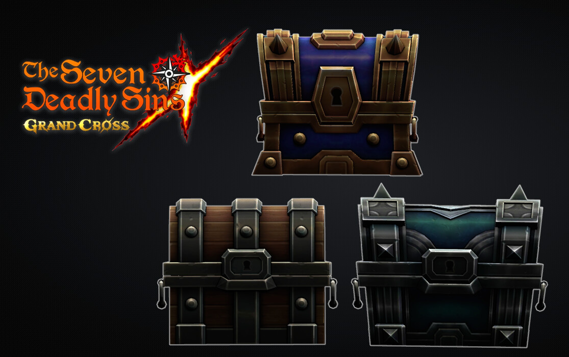 ArtStation - Chest Variants | The Seven Deadly Sins: Grand Cross
