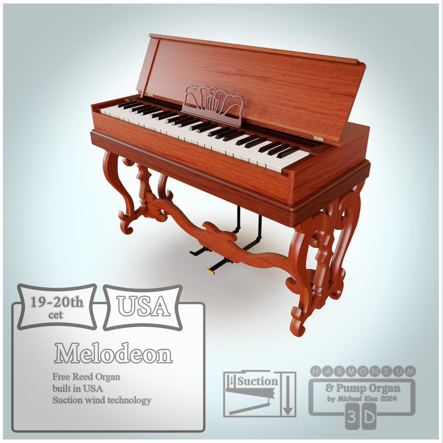 Michael Klee - Harmonium and Pump Organ - Free Reed Organ Instruments ...