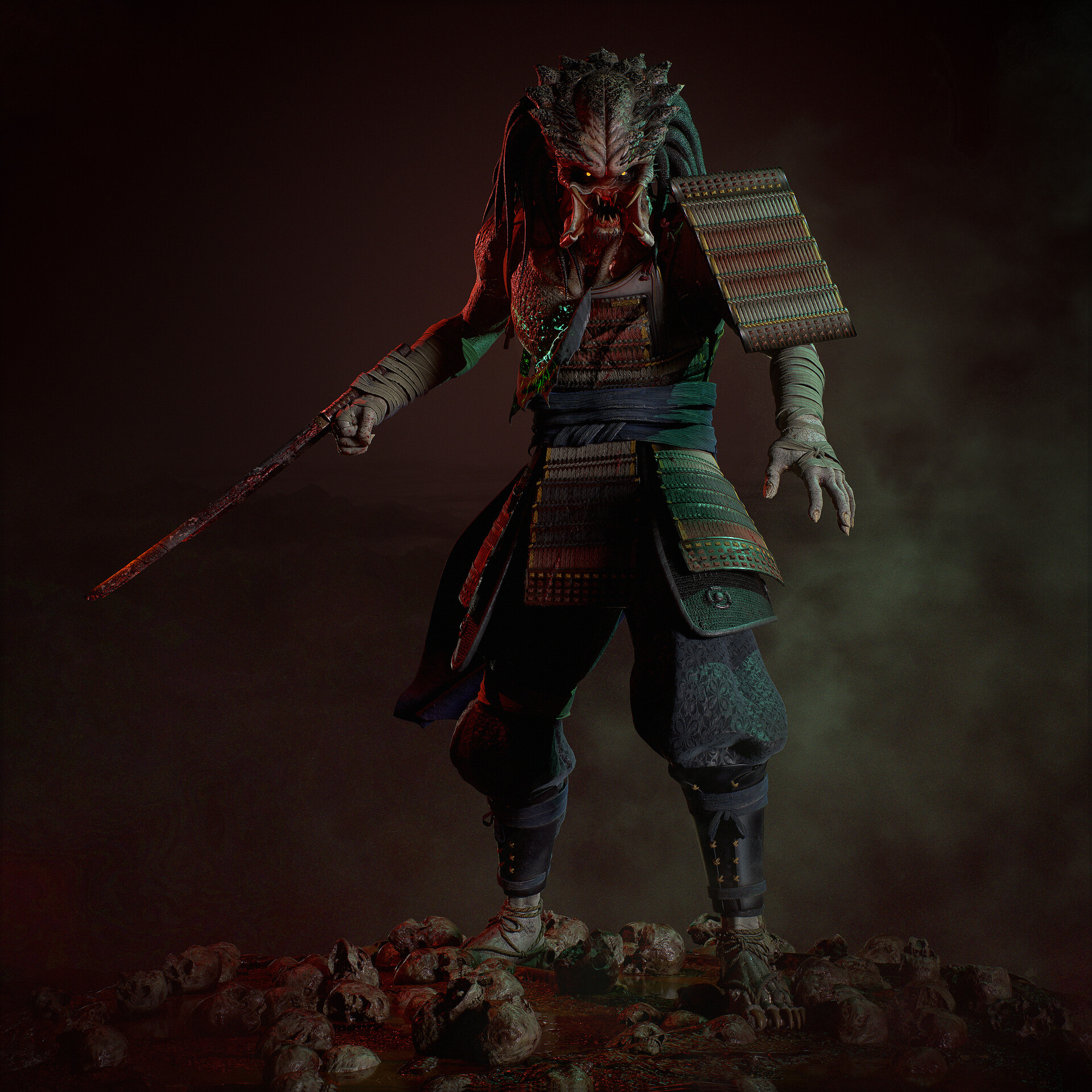 ArtStation - Samurai Predator