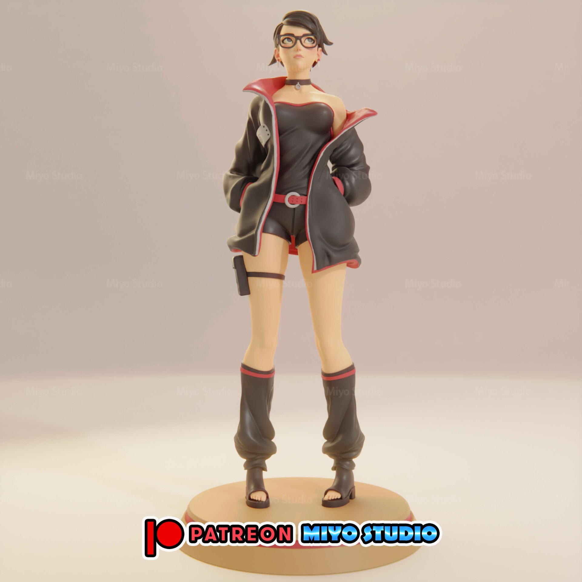ArtStation - Sarada Uchiha Boruto Two Blue Vortex 3d model Patreon