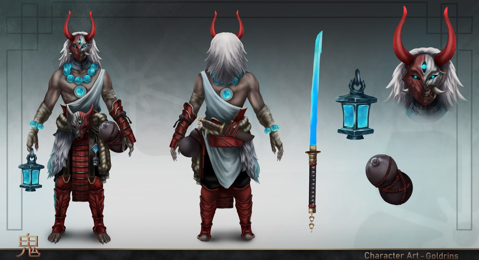 Vladyslav Roman - Oni concept art