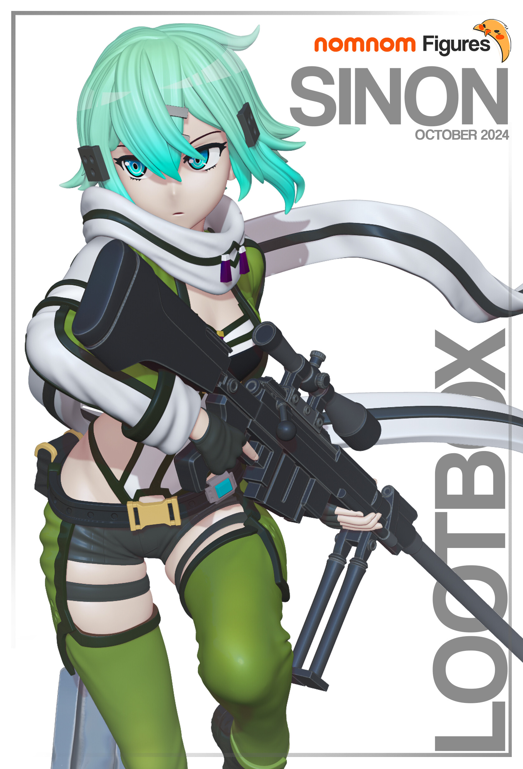 ArtStation - Sinon from Sword Art Online