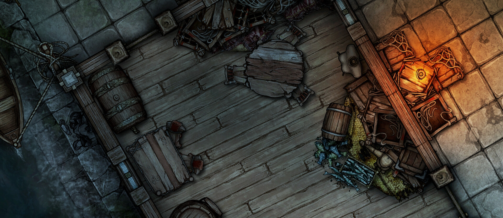 Detailed Dungeons - Neverwinter Harbour [Night] [Neverwinter]