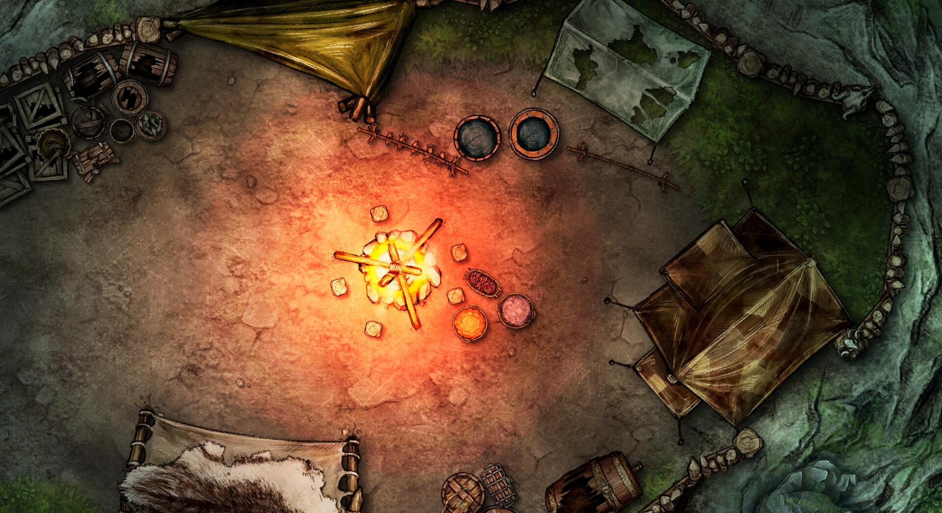 Detailed Dungeons - Kobold Renegade Hideout [Night] [Dragons of ...