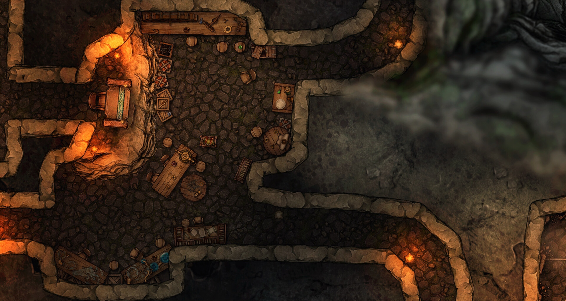 Detailed Dungeons - Gnomengarde [Night] [Dragon of the Icespire Peak]