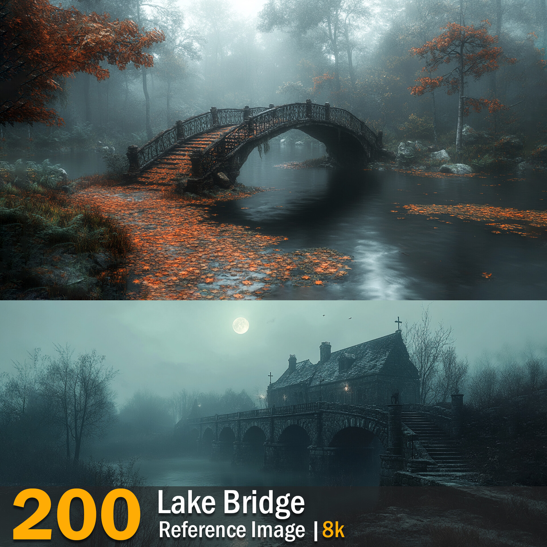 ArtStation - Lake Bridge | Reference Images | 8K