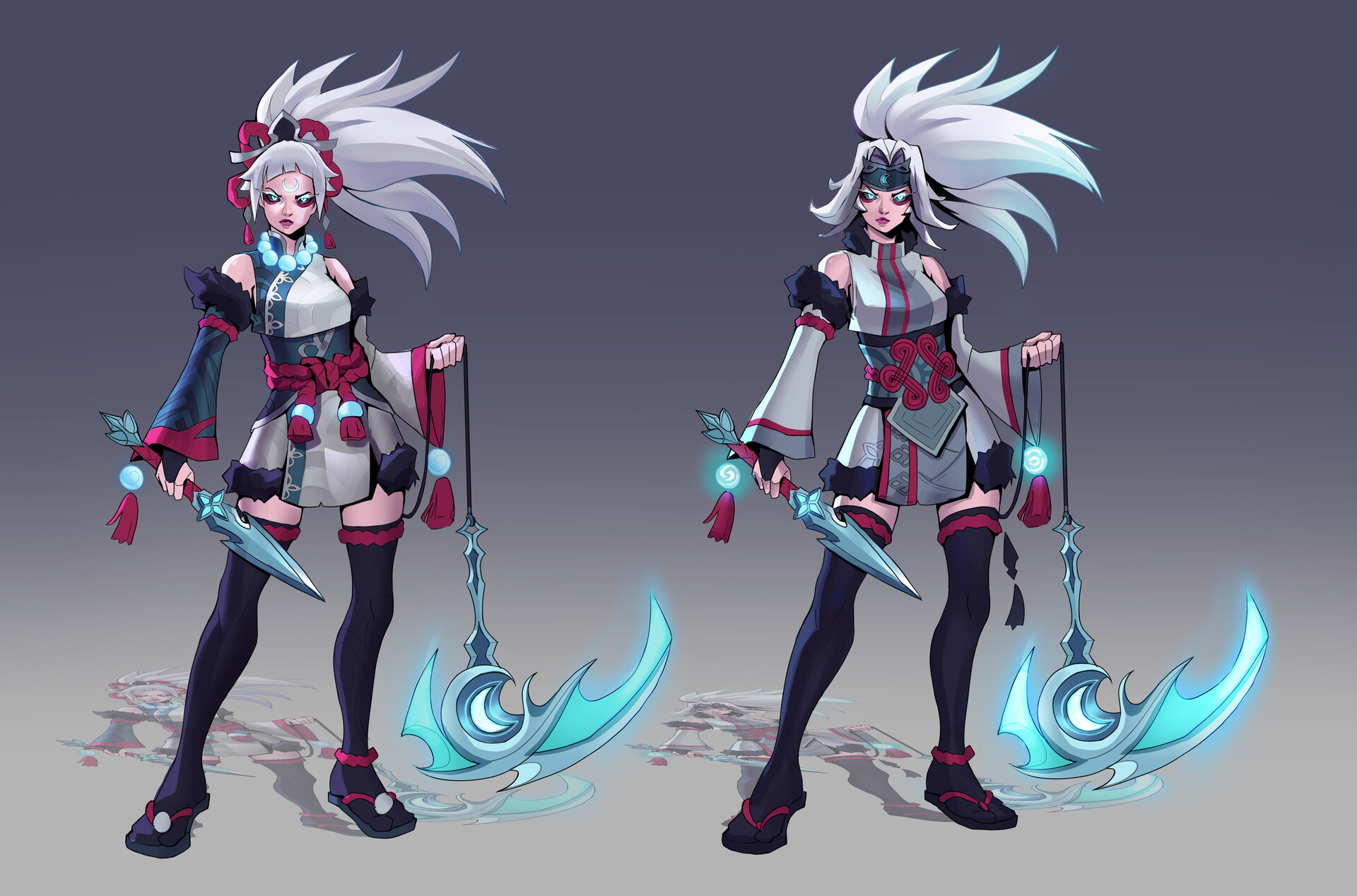 ArtStation - Concept fan art - Snowmoon akali