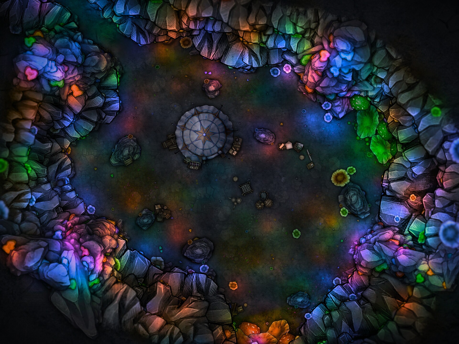 ArtStation - Mycologist Station [Day] [Encounter]