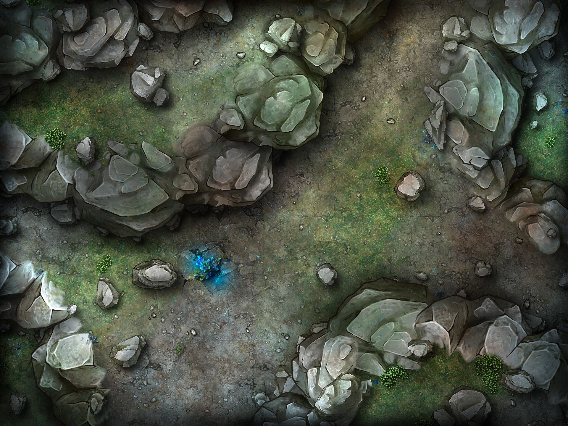 ArtStation - Crystal Scar Path [Day] [Dragons of Stormwreck Isle]