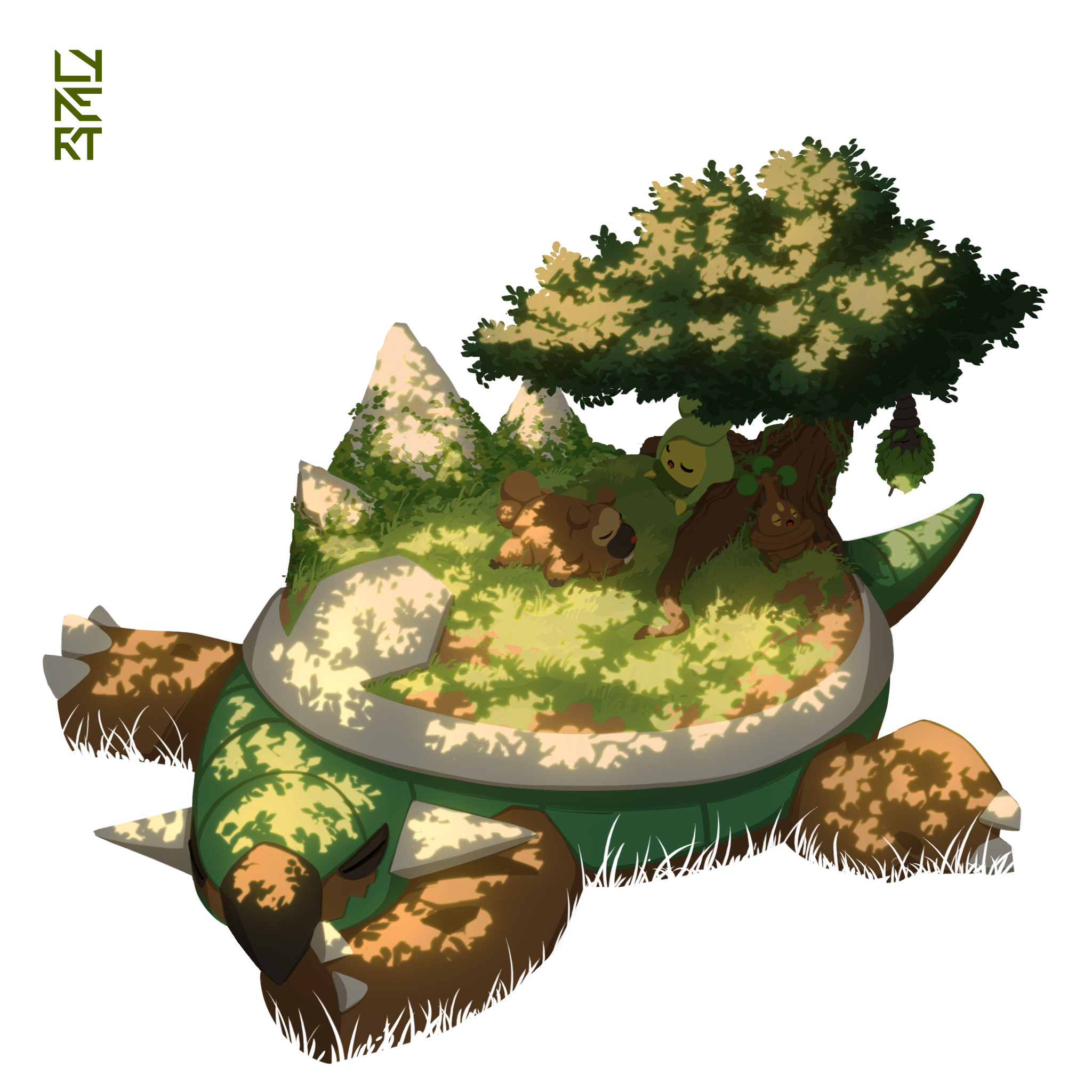 pokemon tree turtle