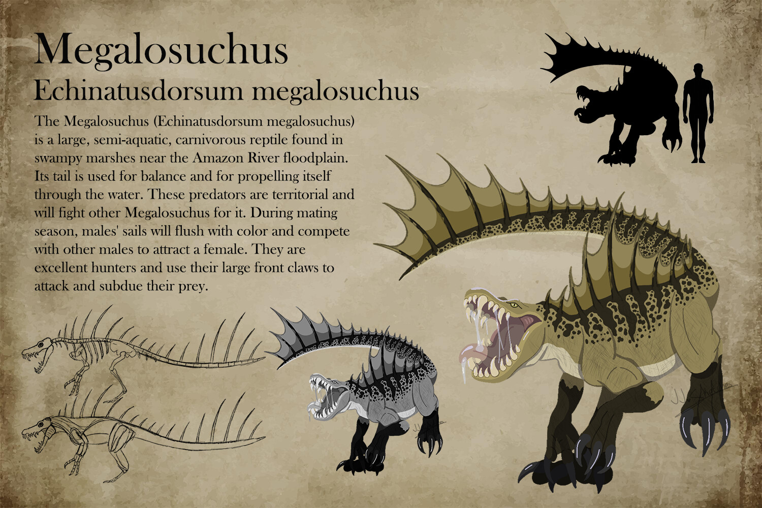 ArtStation - Megalosuchus