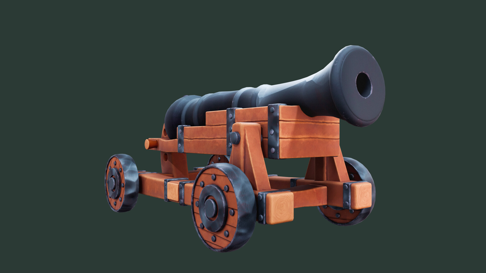 ArtStation - Stylized Cannon