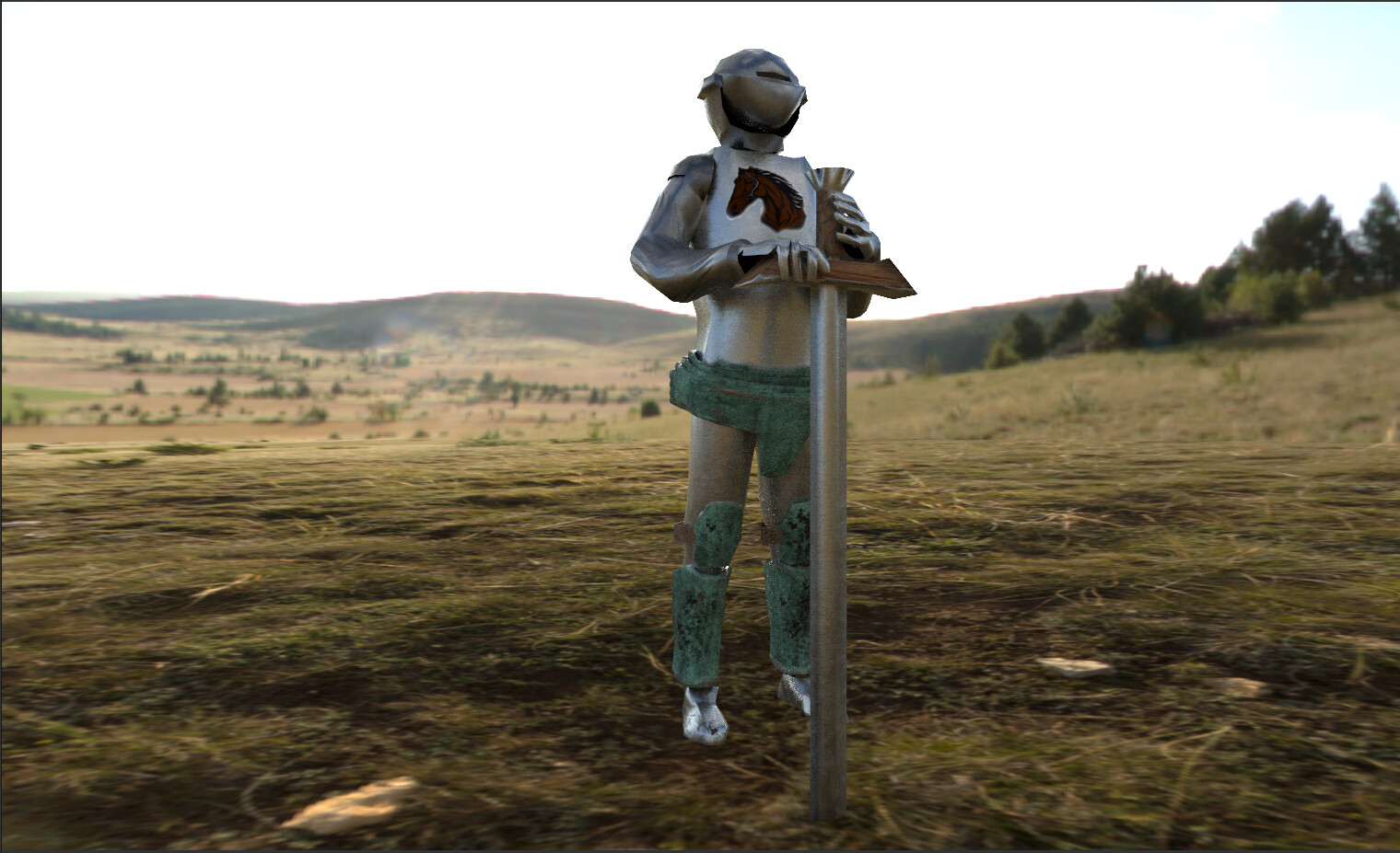 ArtStation - a lone knight