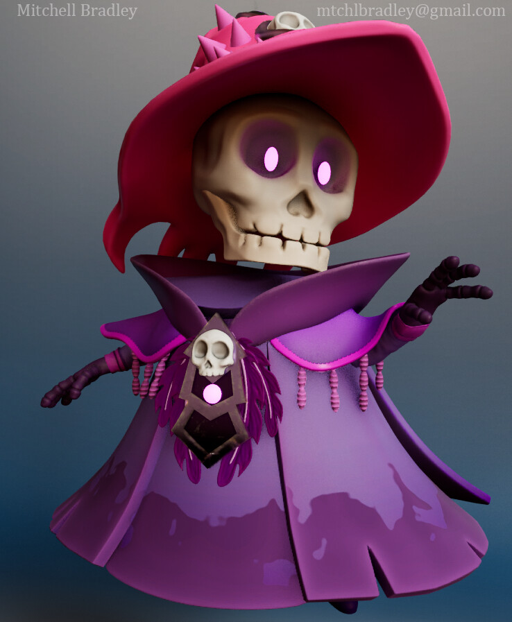 ArtStation - Skeleton Mage