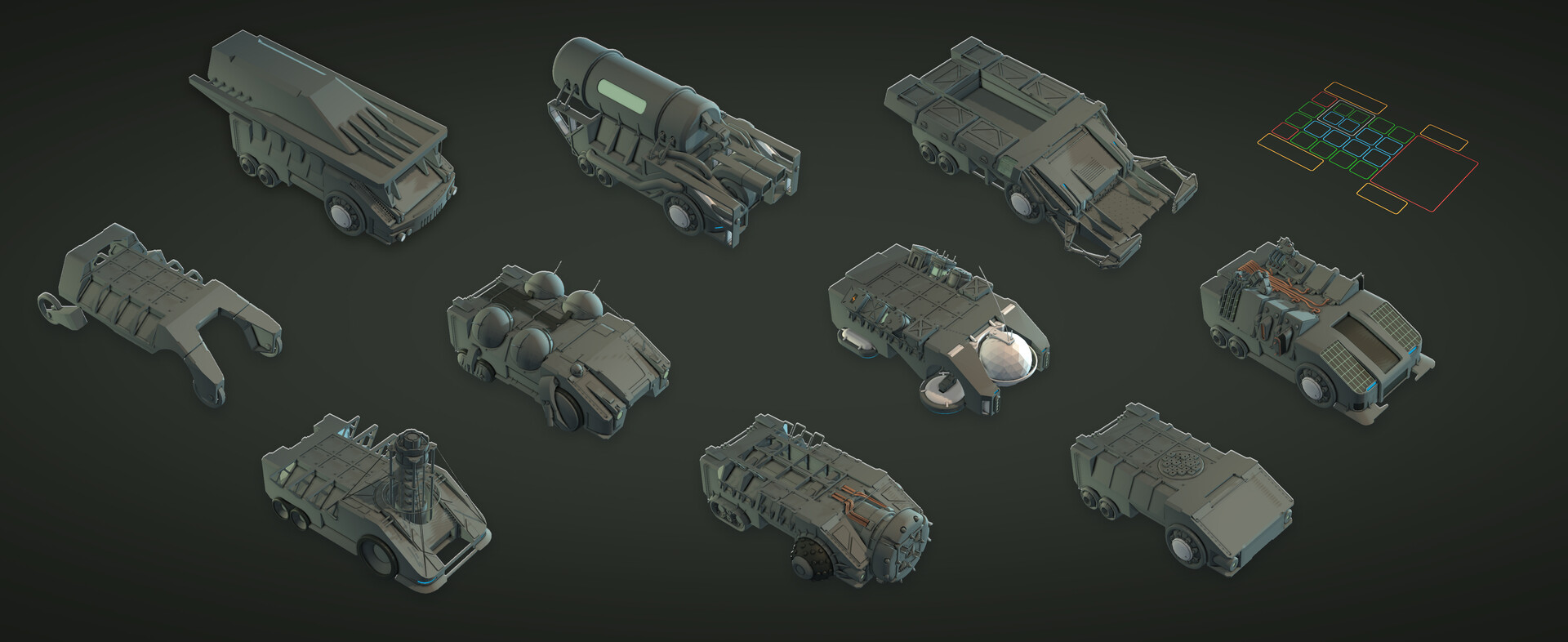 ArtStation - Old Auto-Chassis Project