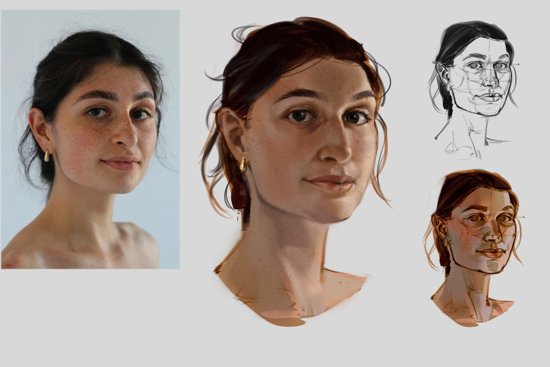 ArtStation - Practice in portraits