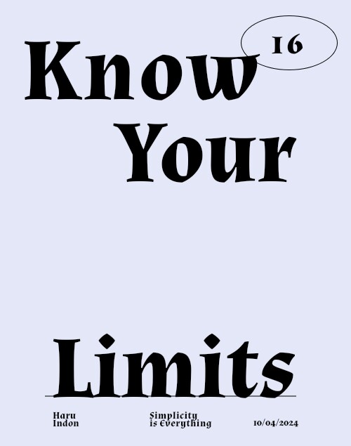 ArtStation - Know Your Limits