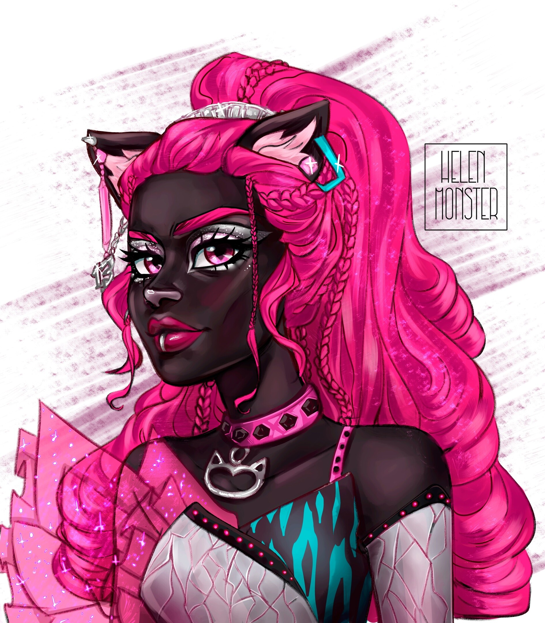 ArtStation - Monster High Catty Noir