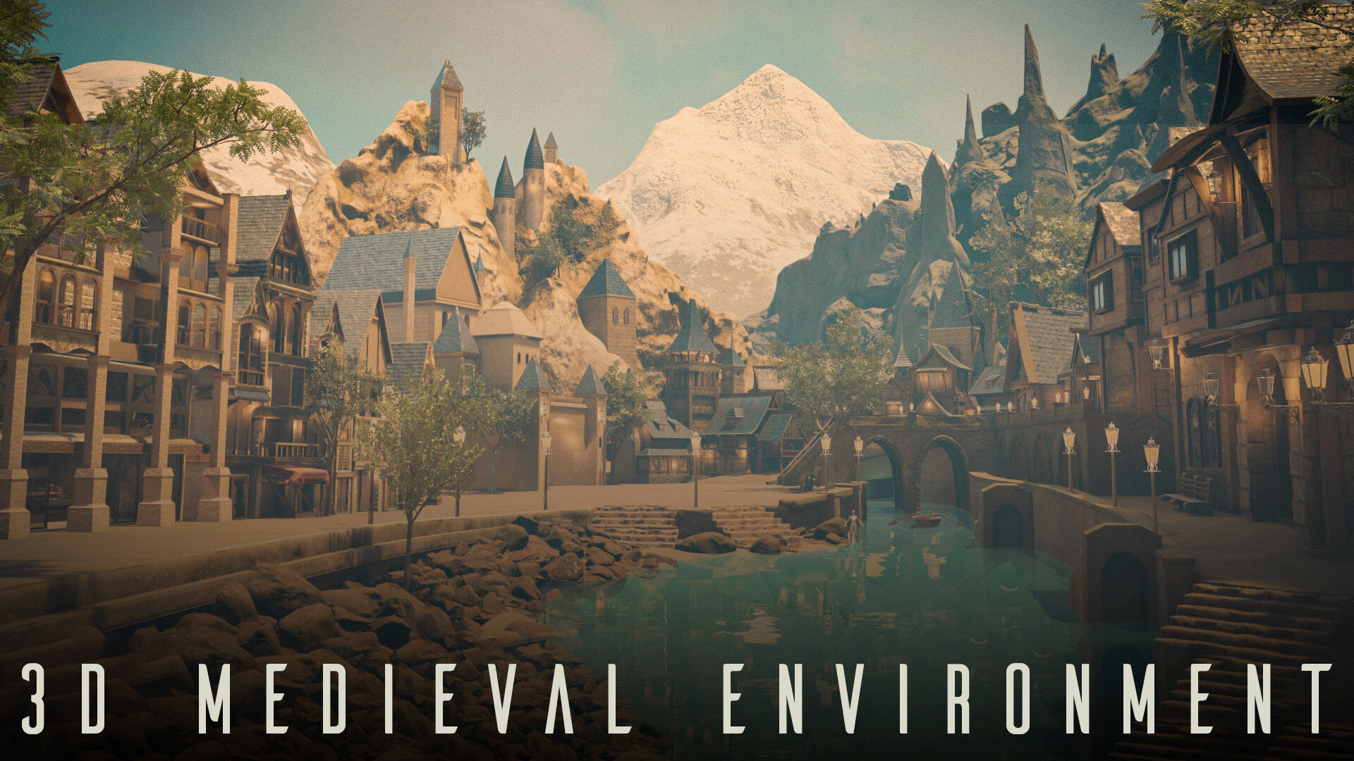 ArtStation - 3D FANTASY MEDIEVAL ENVIRONMENT | UNREAL ENGINE | MAYA