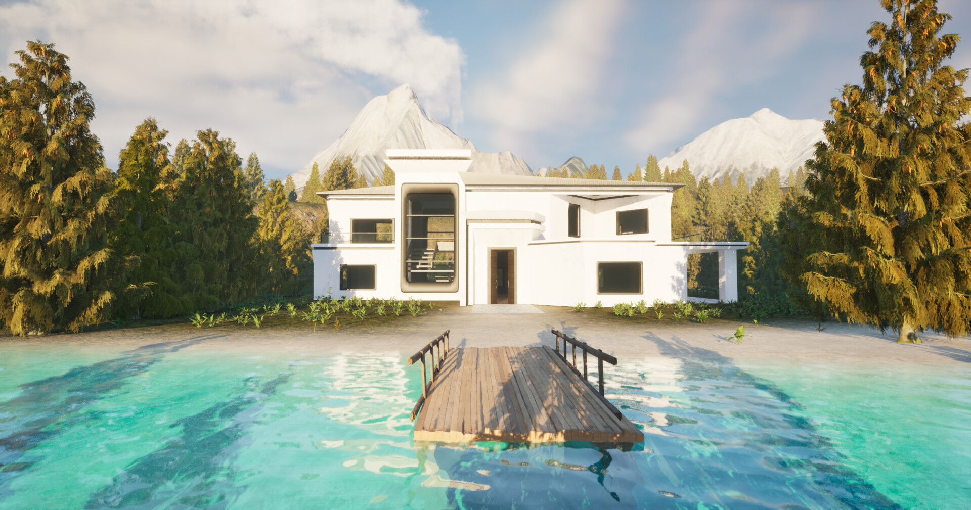 ArtStation - Unreal Engine Ultra Modern House