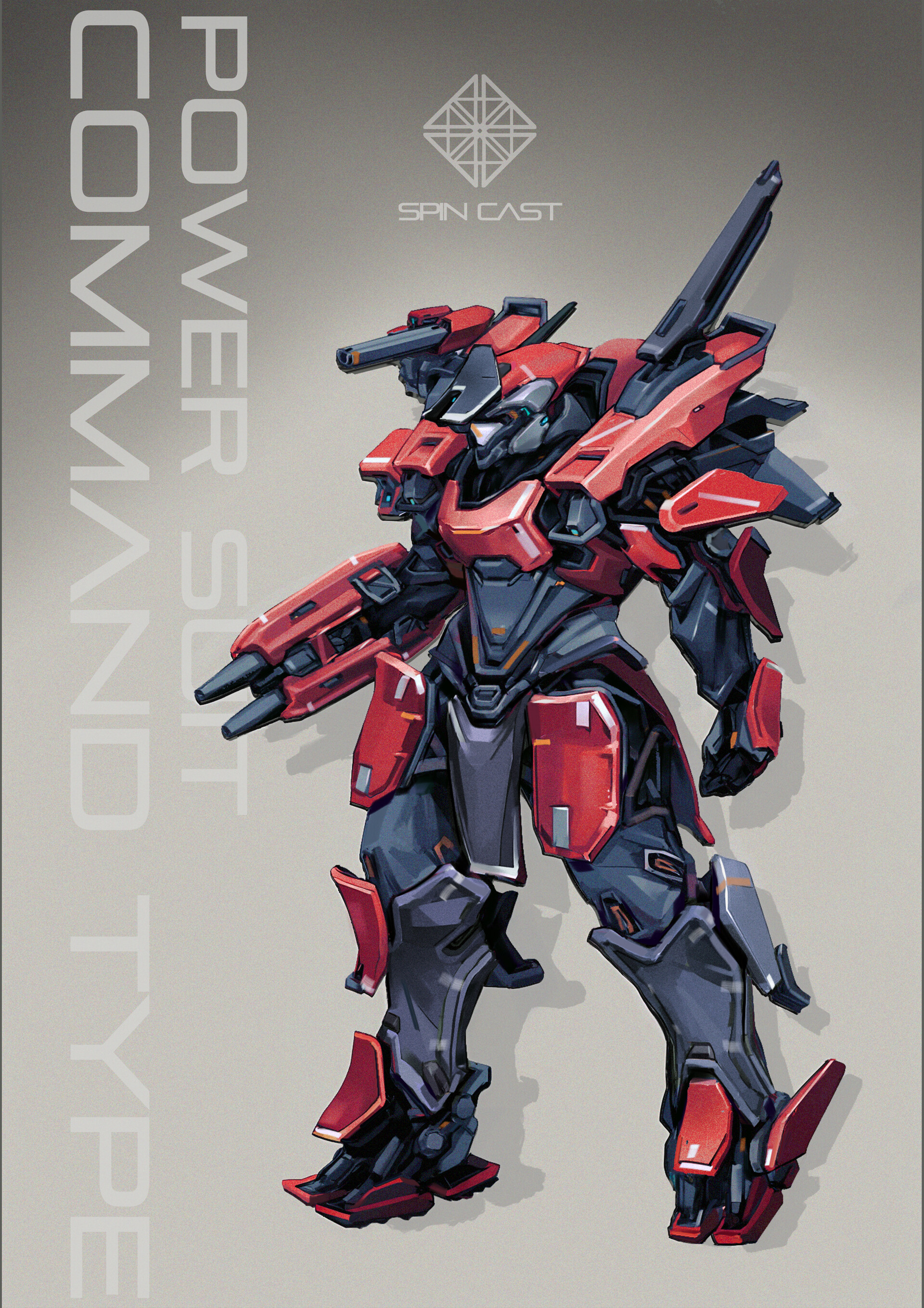 ArtStation - POWER ARMOR COMMAND TYPE