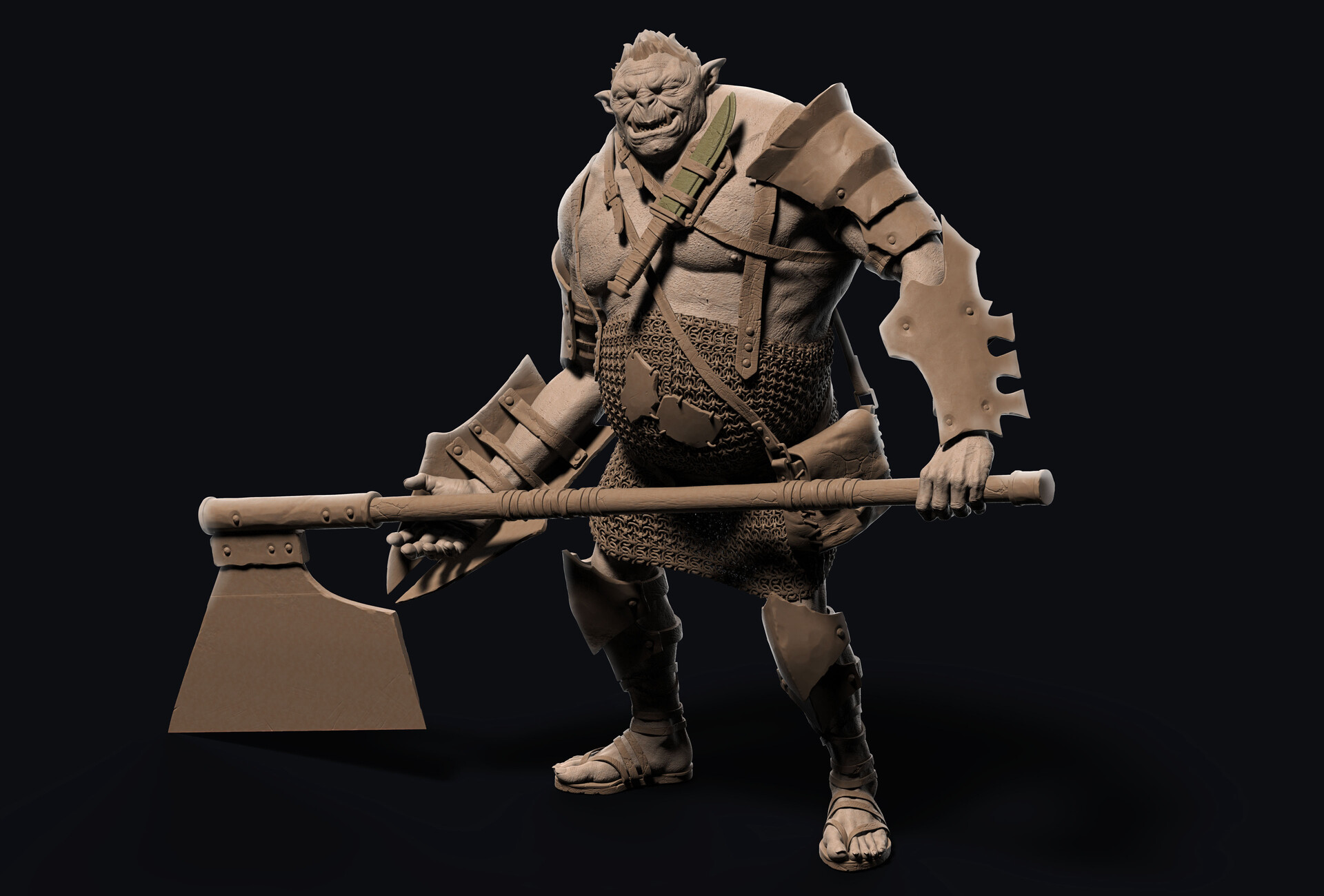 ArtStation - Orc - Body Study