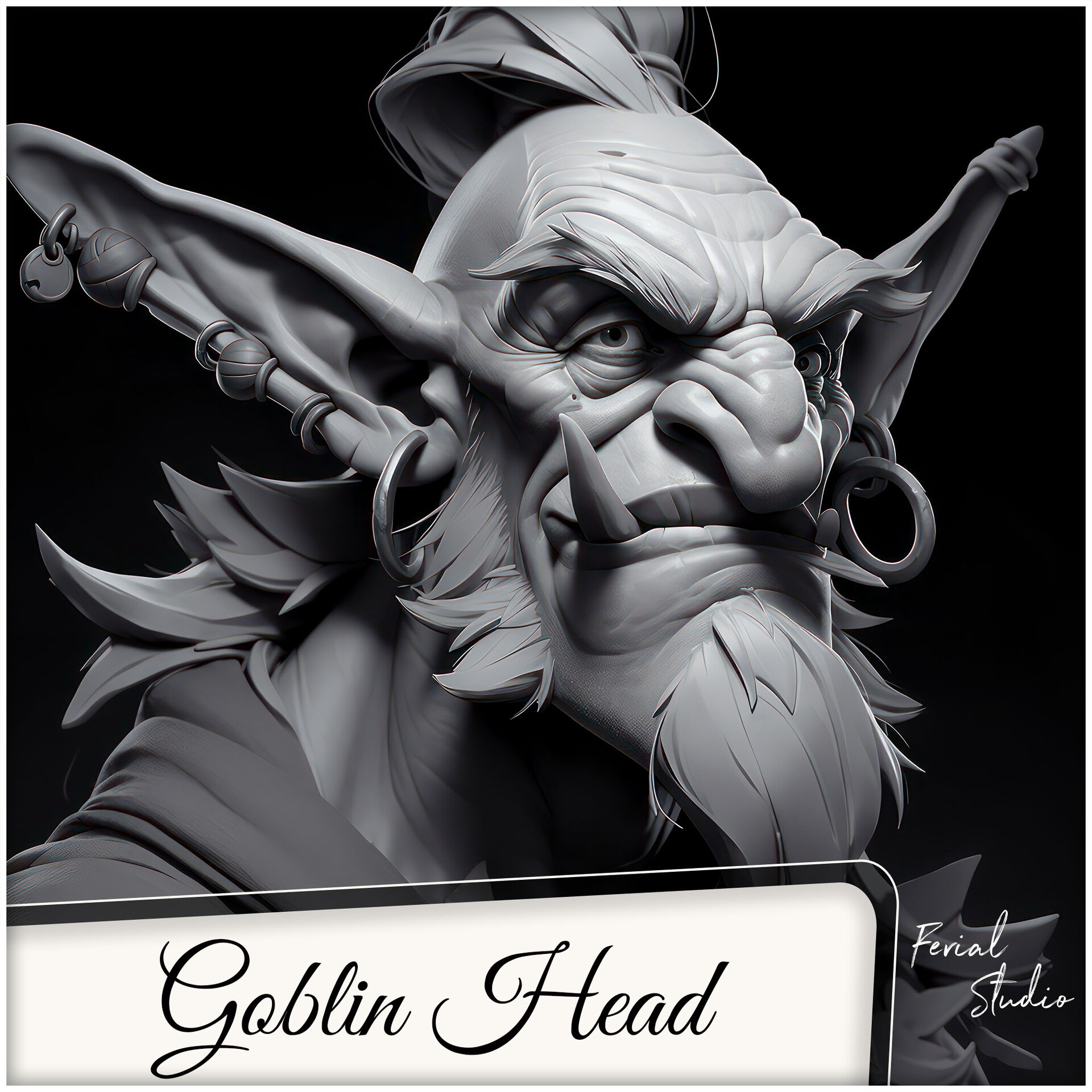ArtStation - 🔹210 Goblin Head Sculpt - Male and Female Reference Image ...