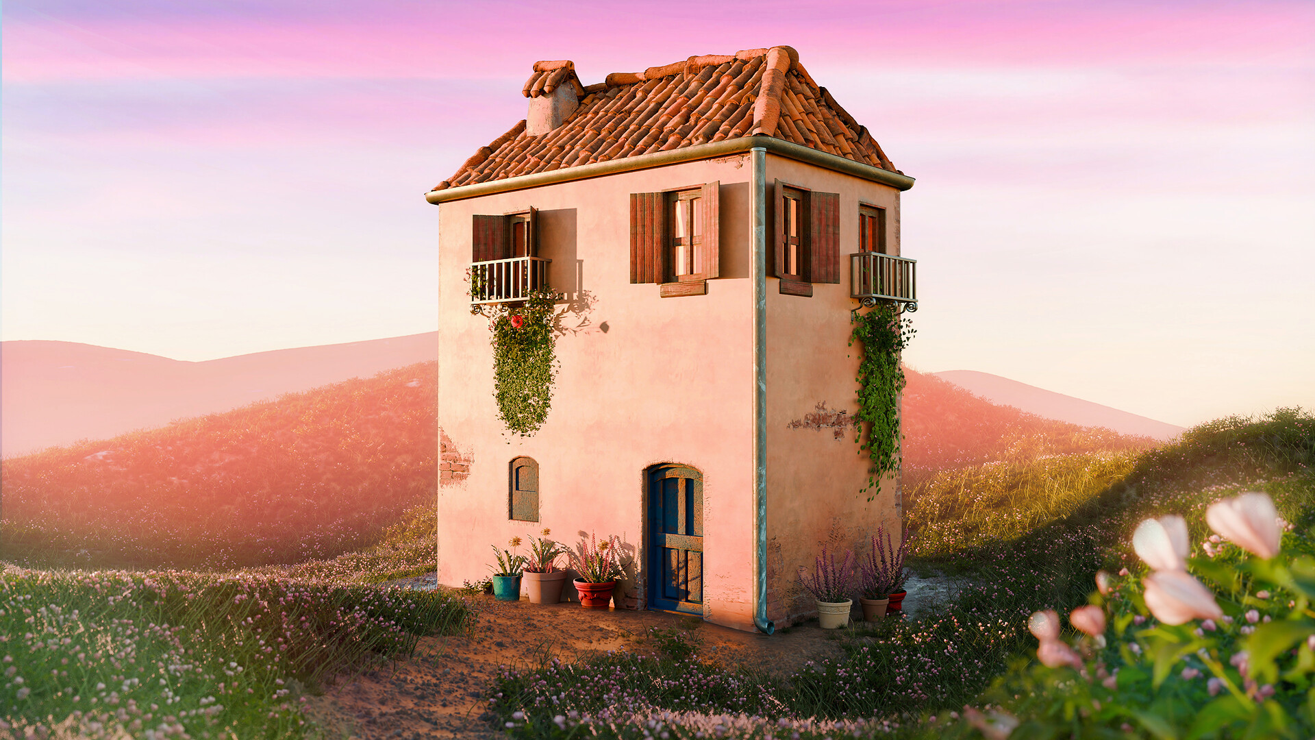ArtStation - Italian House (env study)